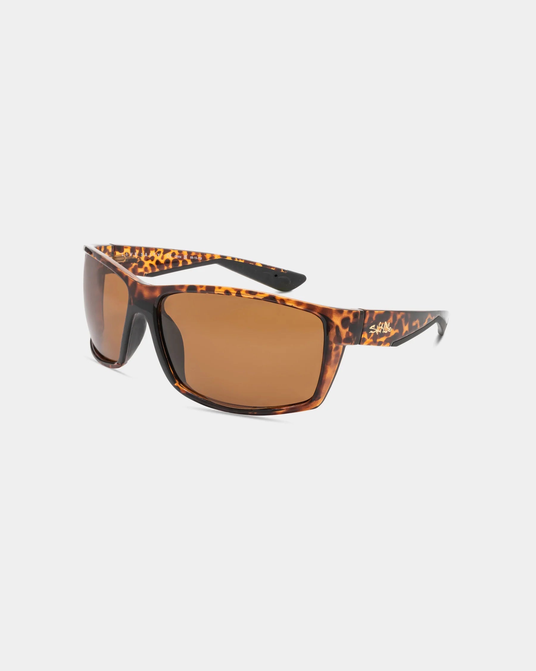 Shiny Brown Tort / Brown TAC Polarized – Salt Life Sunglasses SL-021
