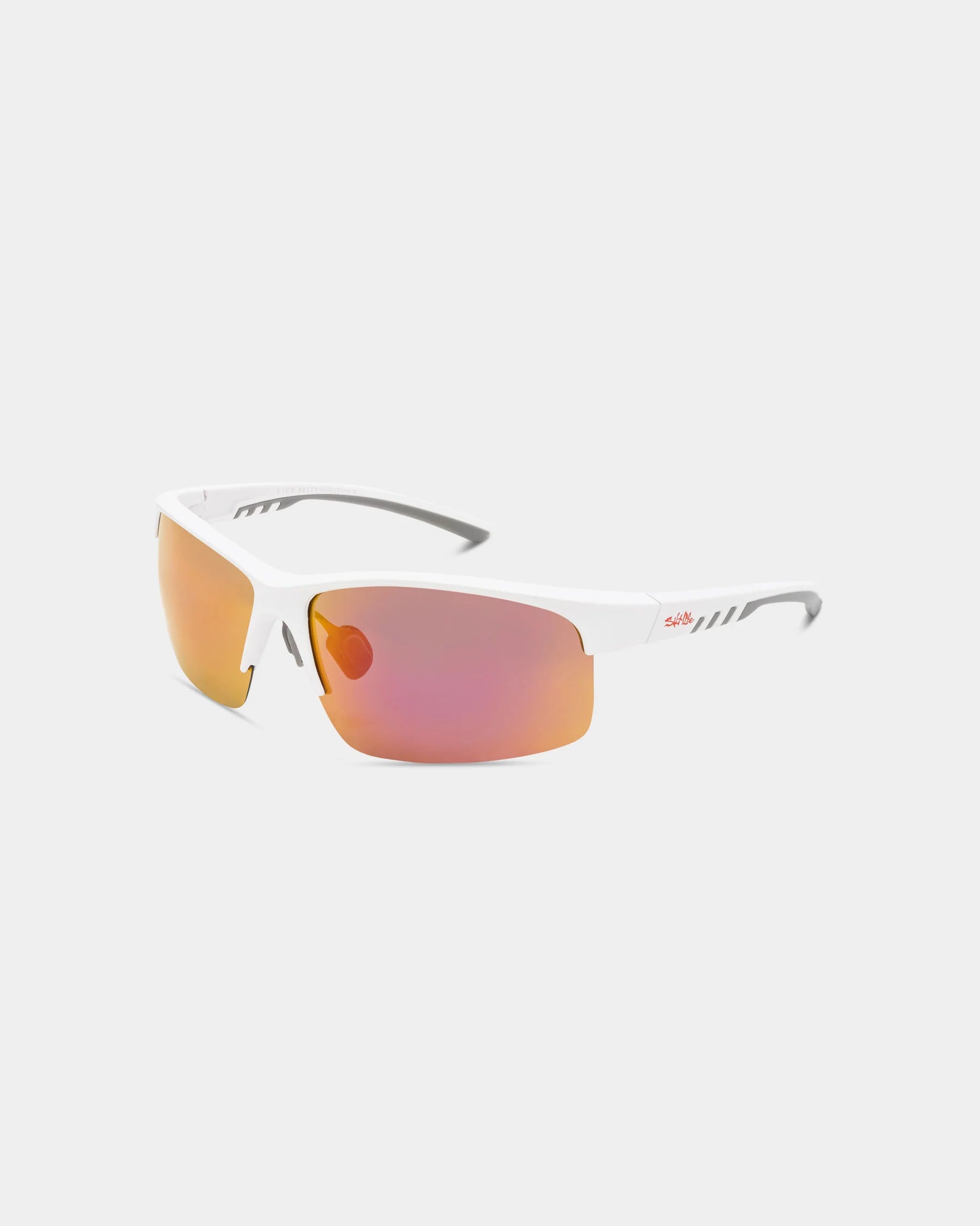 Satin White / Smoke Red Mirror TAC Polarized – Salt Life Sunglasses SL-026